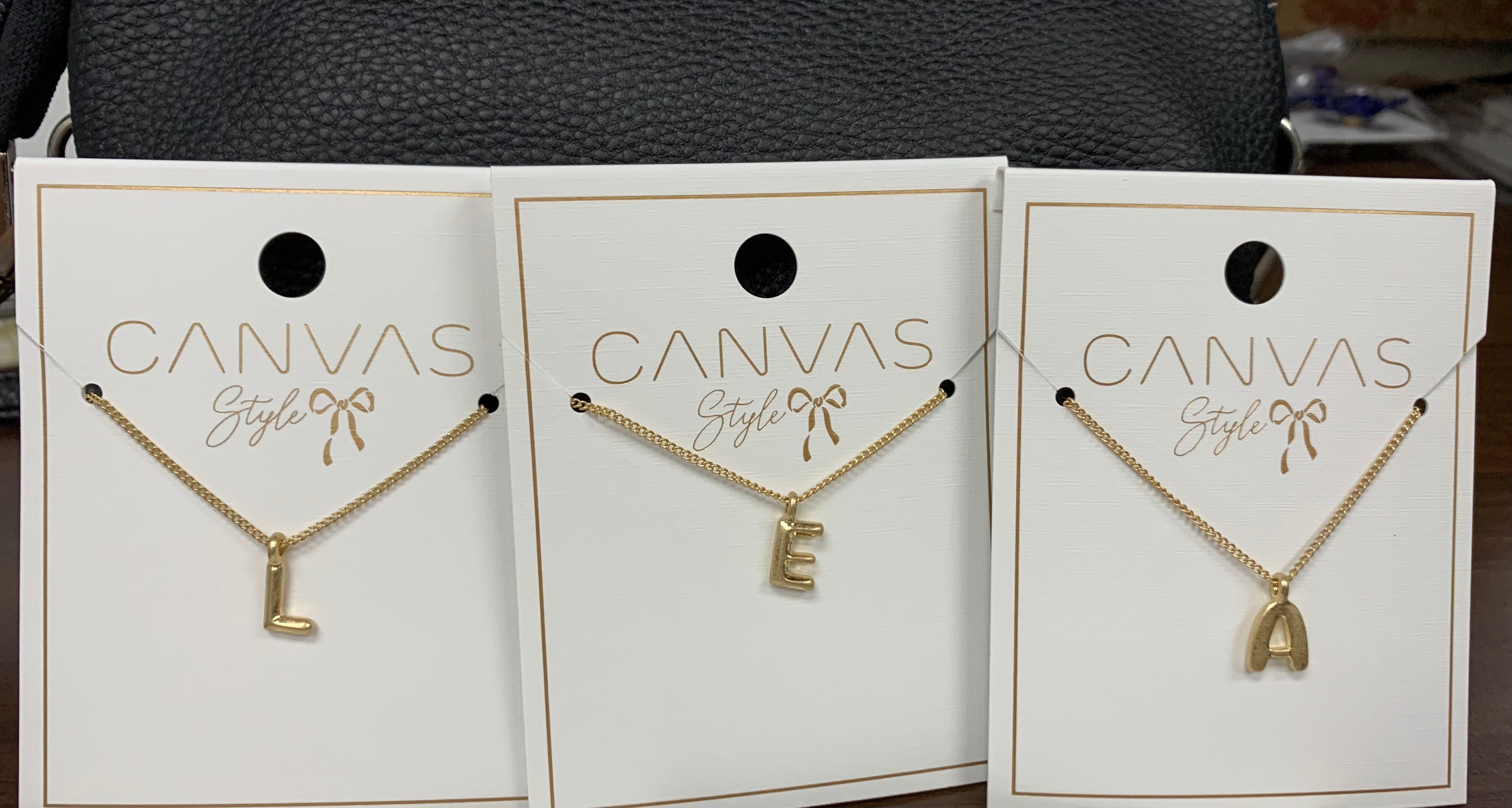 Coco Initial Necklaces in Worn Gold – Heartisans Marketplace
